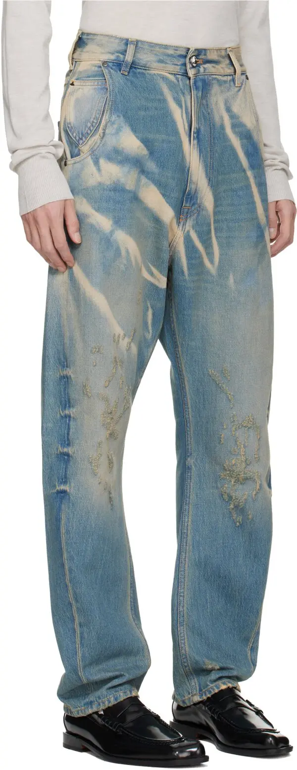 VIVIENNE WESTWOOD Mid-rise Straight-leg Jeans - Blue