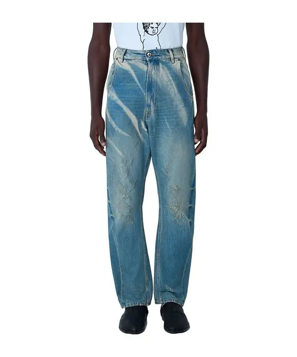 VIVIENNE WESTWOOD Mid-rise Straight-leg Jeans - Blue