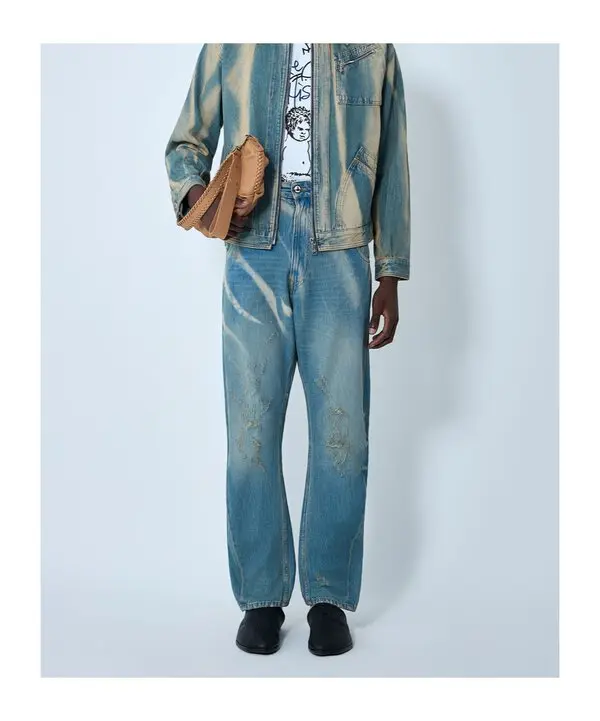 VIVIENNE WESTWOOD Mid-rise Straight-leg Jeans - Blue