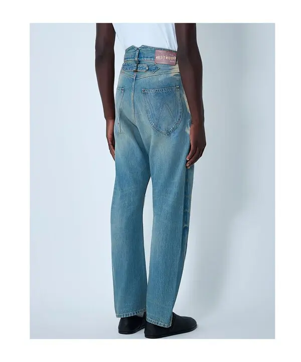 VIVIENNE WESTWOOD Mid-rise Straight-leg Jeans - Blue