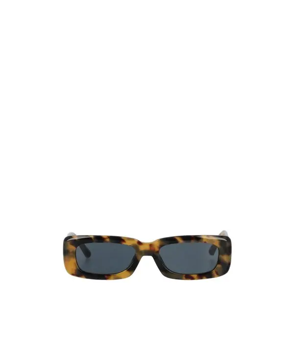 Attico Logo Full-frame Rectangular Sunglasses - Gray