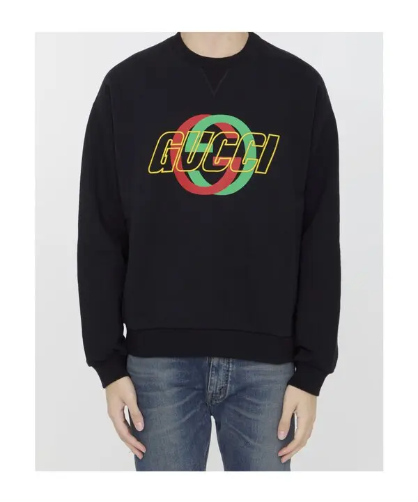 Gucci Interlocking Double G Logo Sweatshirt