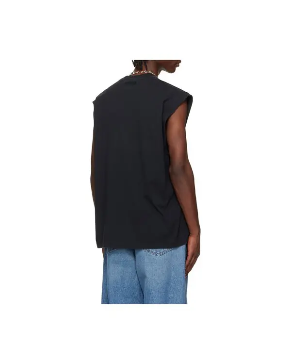 Vetements Crewneck Sleeveless Graphic T-shirt