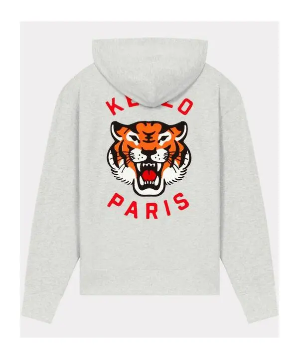 Kenzo Lucky Tiger Embroidered Oversized Hoodie