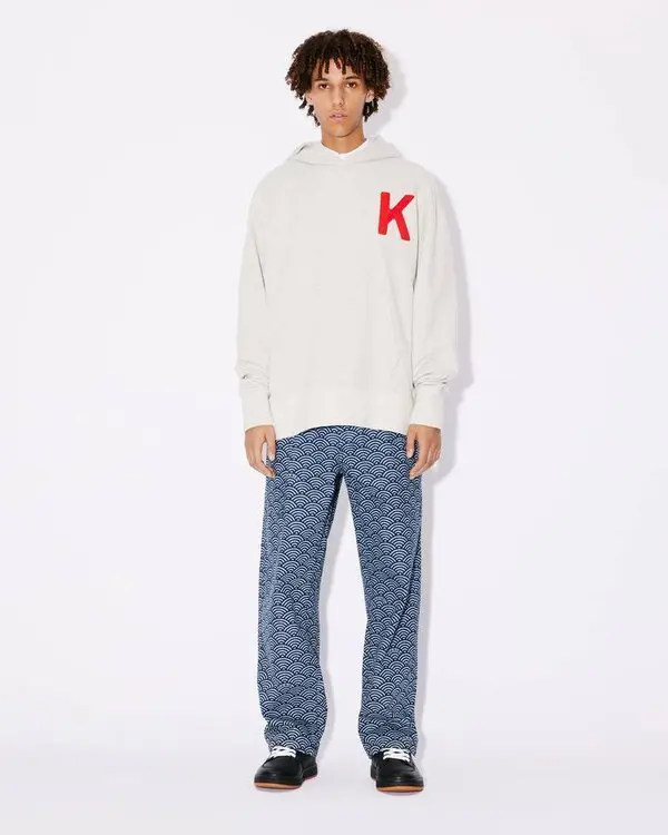 Kenzo Lucky Tiger Embroidered Oversized Hoodie