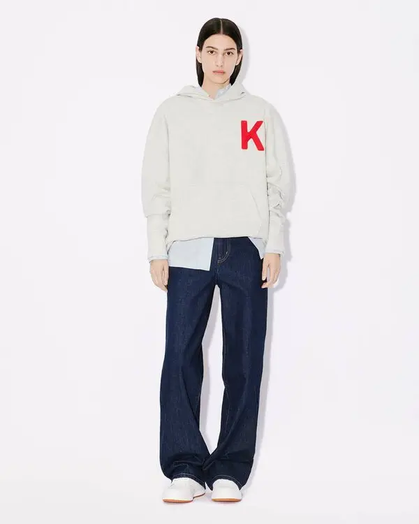 Kenzo Lucky Tiger Embroidered Oversized Hoodie