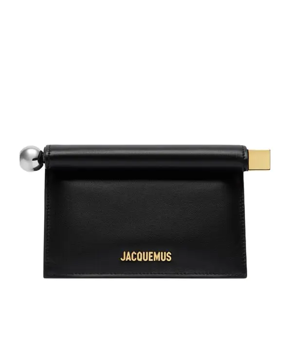 Jacquemus Le Rond Carre Clutch Bag - Black