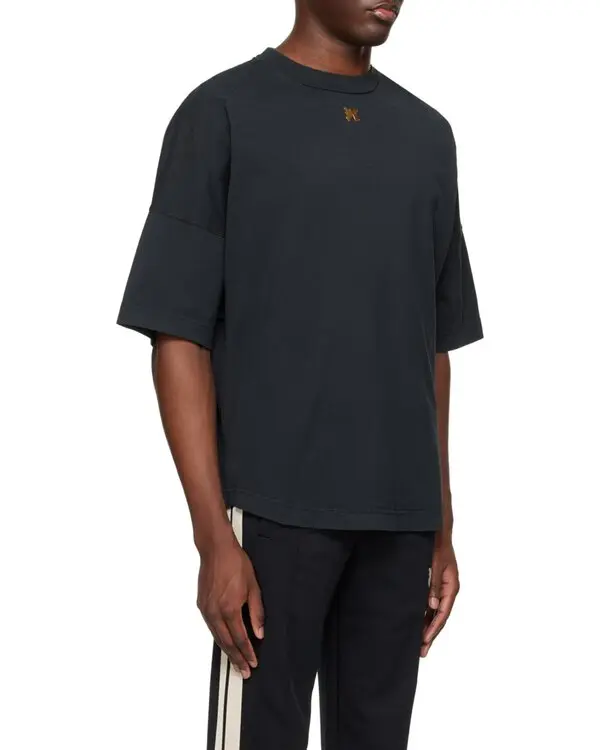 Palm Angels Logo Plaque Crewneck T-shirt