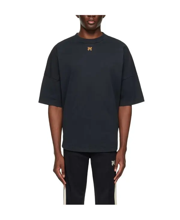 Palm Angels Logo Plaque Crewneck T-shirt