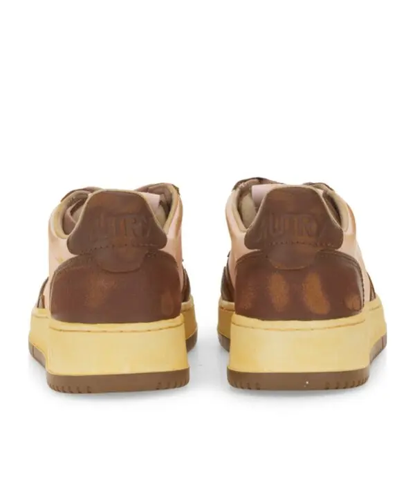AUTRY Medalist Super Vintage Low-top Sneakers - Brown
