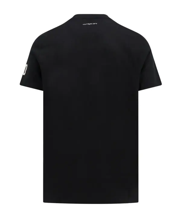 COURREGES Courrèges Ac Straight Printed T-shirt - Black