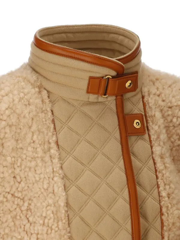 Loro Piana High-neck Splicing Vest