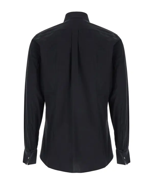 Dolce & Gabbana Dolce Gabbana Dg Embroidered Long-sleeved Shirt
