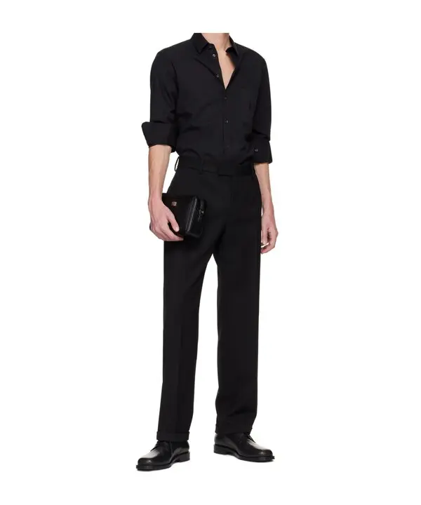 Dolce & Gabbana Dolce Gabbana Dg Embroidered Long-sleeved Shirt