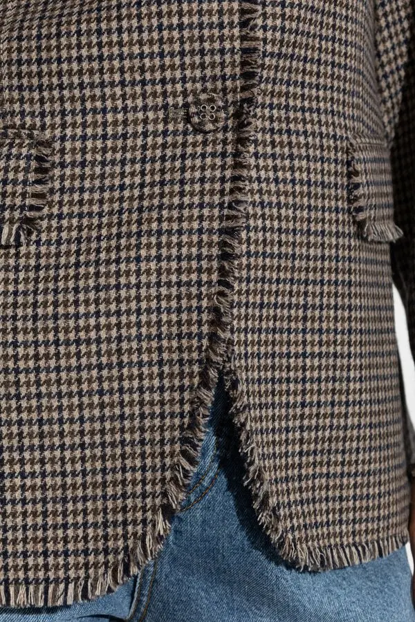 Officine Générale Houndstooth Single-breasted Blazer