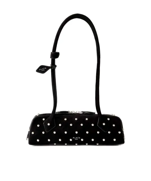 Alaïa Small Teckel Shoulder Bag - Black