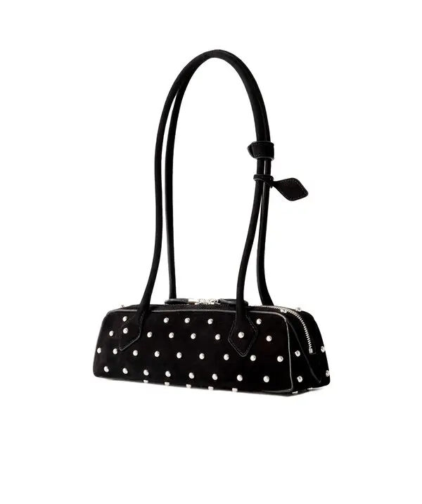 Alaïa Small Teckel Shoulder Bag - Black