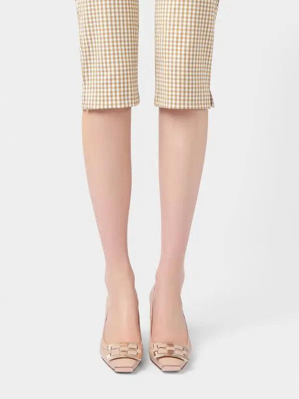 ROGER VIVIER Trompette Pumps With Knitted Buckle Detailing