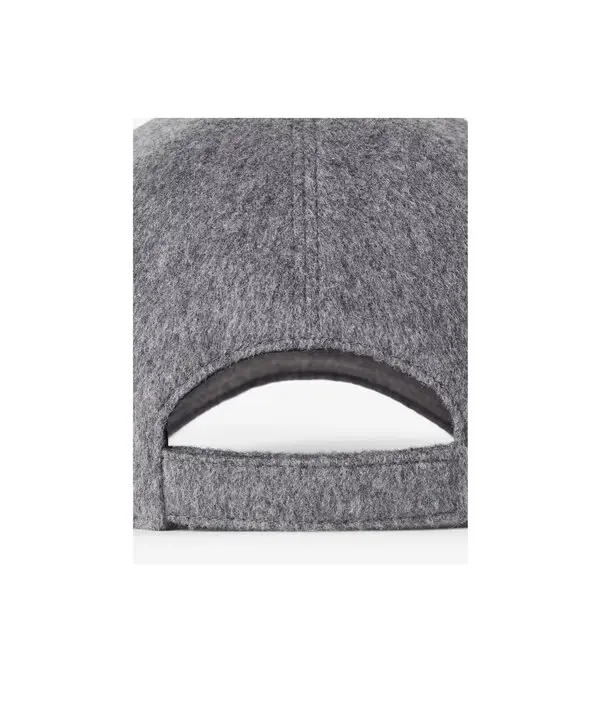 Fendi Ff Embroidered Baseball Cap - Grey