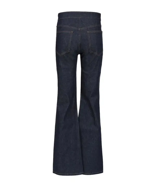 Celine Flared Jeans With Horn Detail