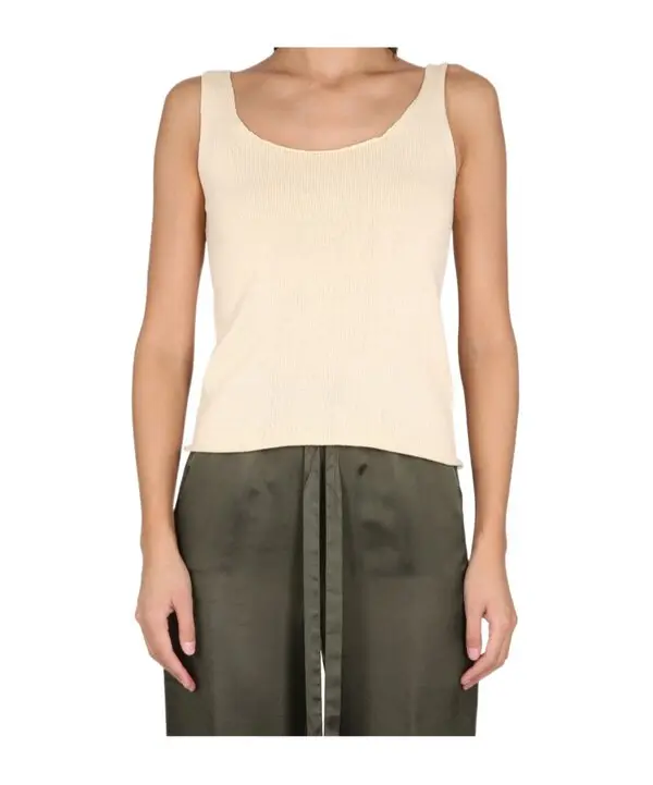Aspesi Scoop Neck Knitted Top