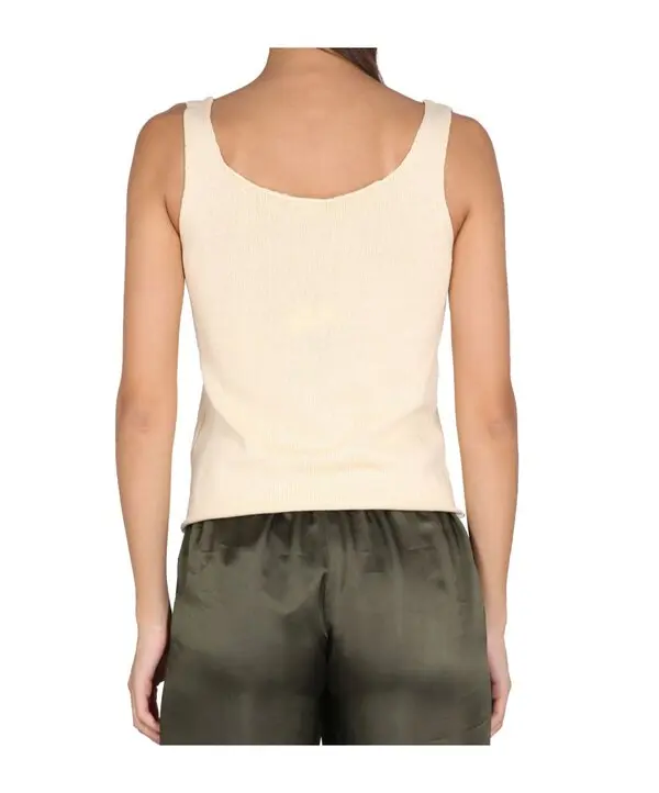 Aspesi Scoop Neck Knitted Top