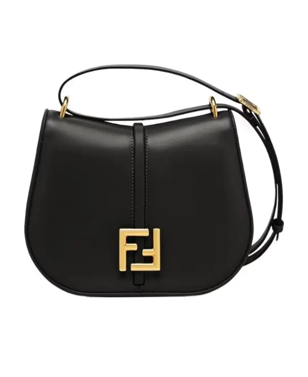 Fendi Cmon Medium Shoulder Bag - Black