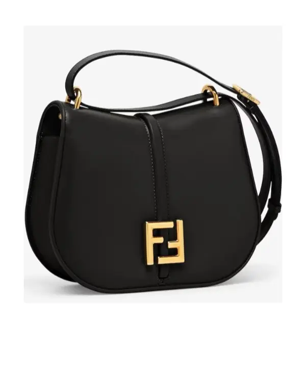 Fendi Cmon Medium Shoulder Bag - Black