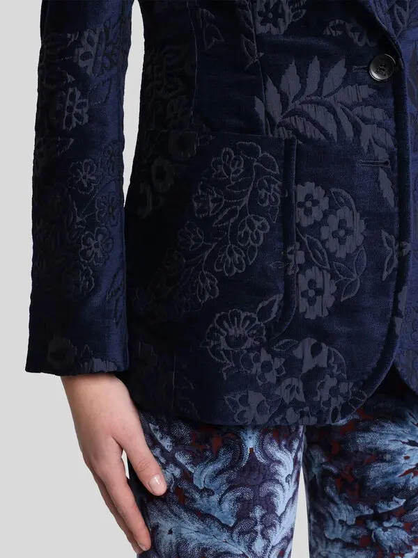 Etro Chenille Jacquard Blazer