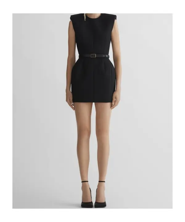 MUGLER Sleeveless Mini Dress