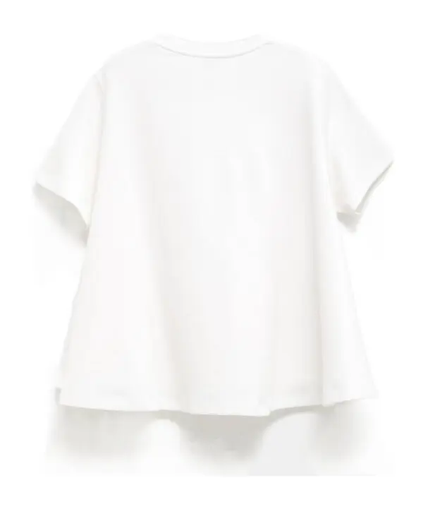 Loewe Trapeze Top With Round Neck And Short Sleeves