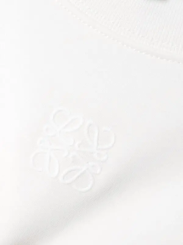 Loewe Trapeze Top With Round Neck And Short Sleeves