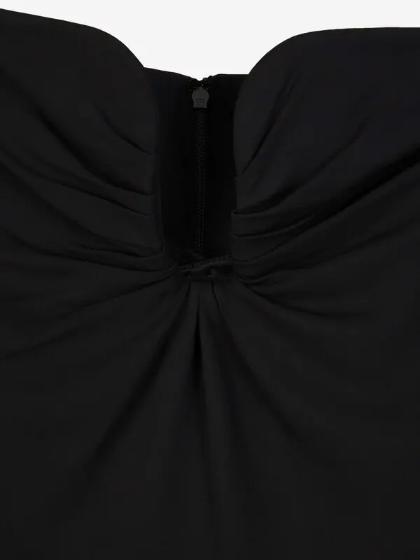 Roland Mouret Sleeveless Off-the-shoulder Cady Dress