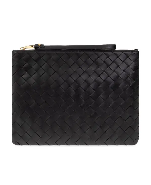 Bottega Veneta Intrecciato Small Handbag - Black