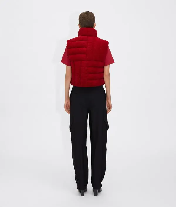 Bottega Veneta Quilted Zip-up Sleeveless Jacket