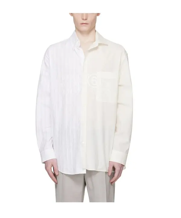 MAISON MARGIELA Two-tone Poplin Shirt