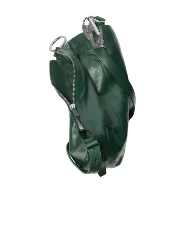 Burberry Medium Knight Zipped Shoulder Bag - Green