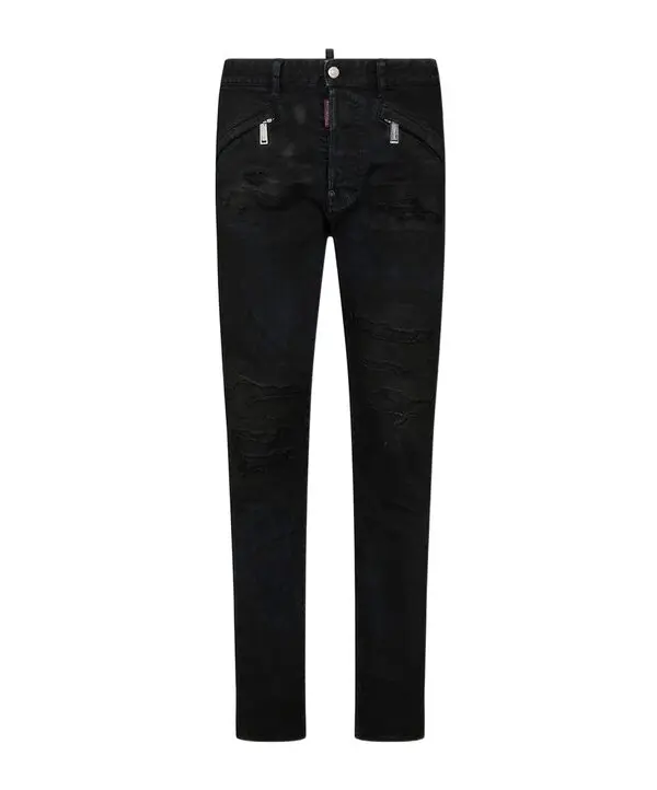 Dsquared2 Logo Patch Ripped Cool Guy Jeans