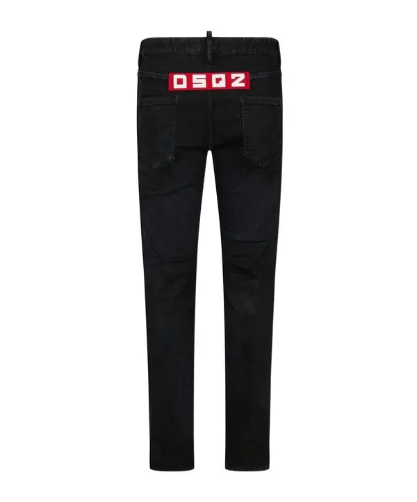 Dsquared2 Logo Patch Ripped Cool Guy Jeans