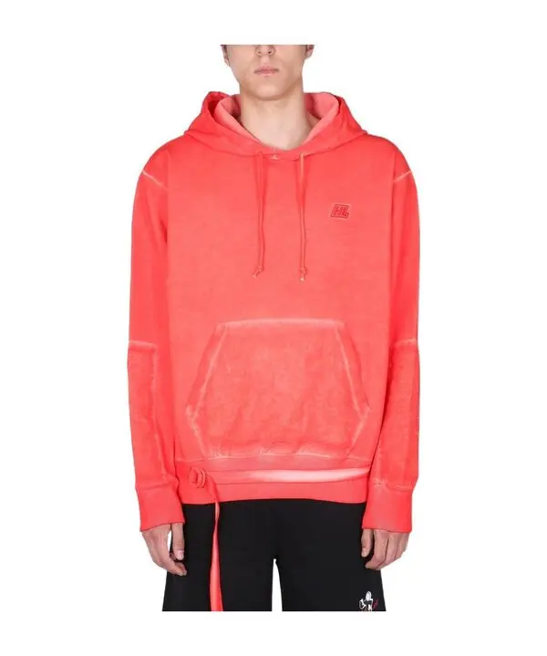 Helmut Lang Military Hoodie - Orange