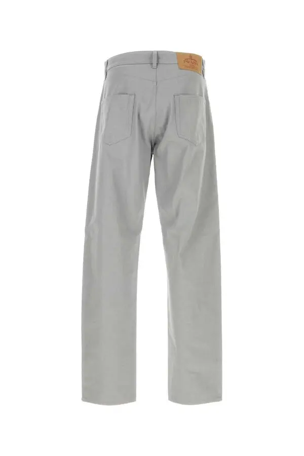 Prada Triangle-logo Low-rise Straight-leg Jeans