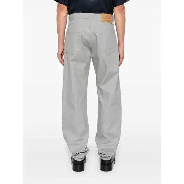 Prada Triangle-logo Low-rise Straight-leg Jeans