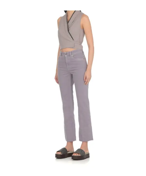 Brunello Cucinelli Loose-fit Pressed Crease Jeans