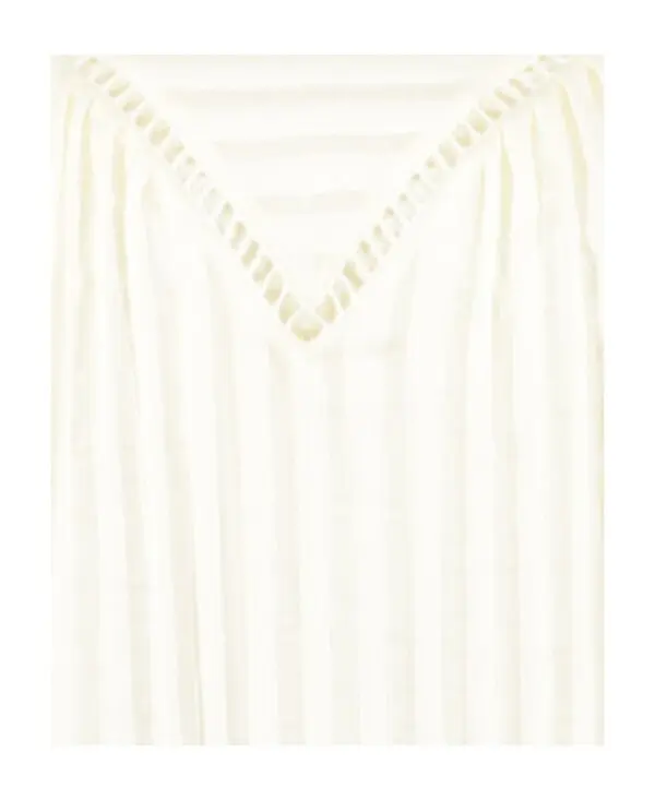 Chloé Round Hole Embroidered Blouse