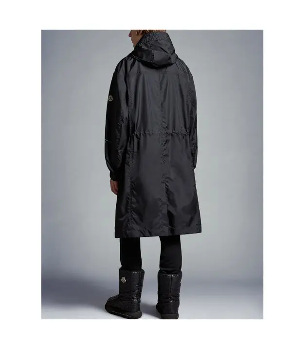 Moncler Packable Parka With Floral Embellishments