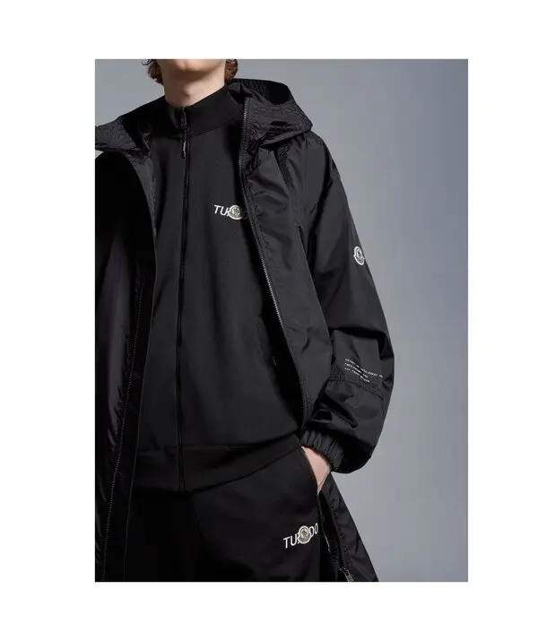 Moncler Packable Parka With Floral Embellishments