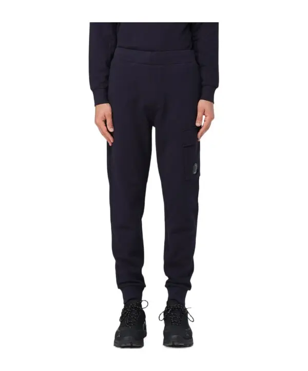 C.P. COMPANY Lens-detailed Tapered Leg Track Pants