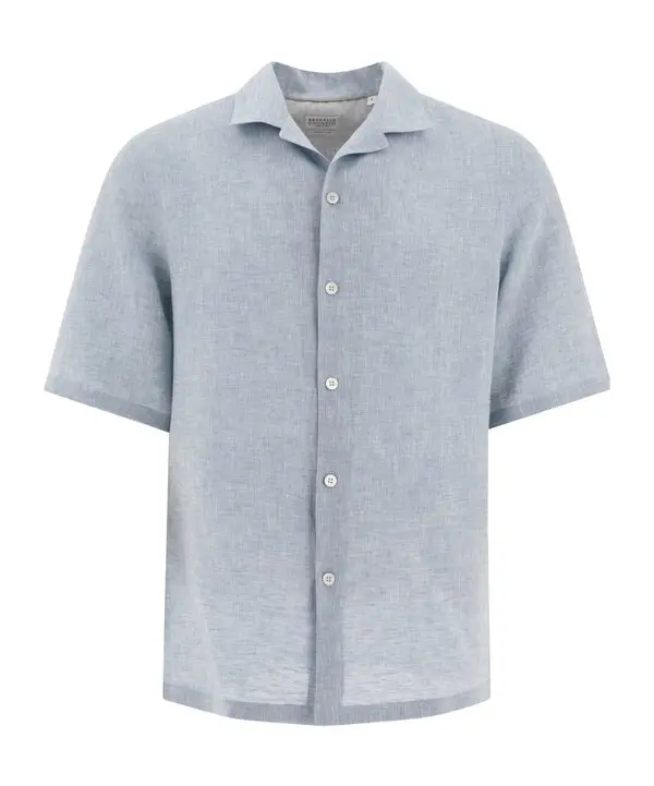 Brunello Cucinelli Short-sleeved Button-up Shirt