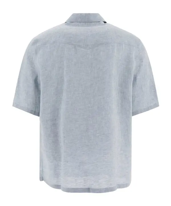 Brunello Cucinelli Short-sleeved Button-up Shirt