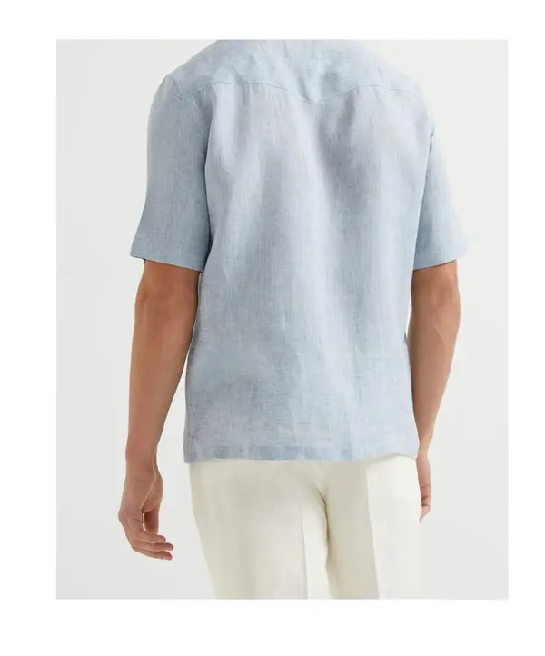 Brunello Cucinelli Short-sleeved Button-up Shirt